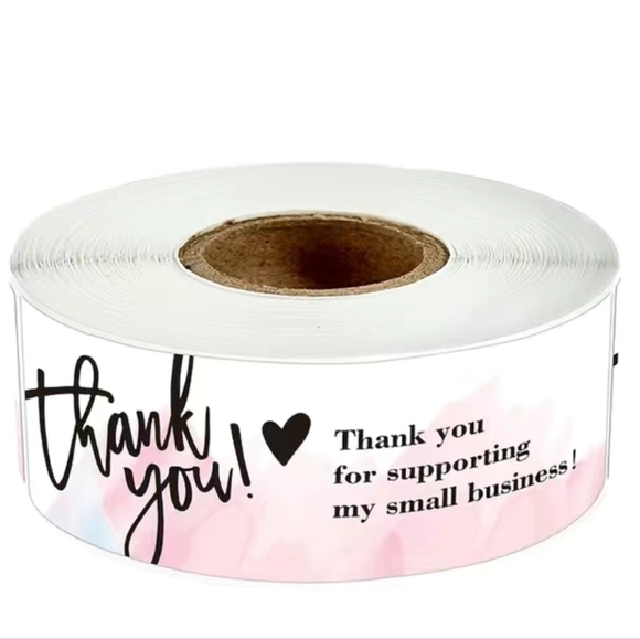 Other | 5 Thank You Cards 120 Rectangular Thank You Stickers | Poshmark